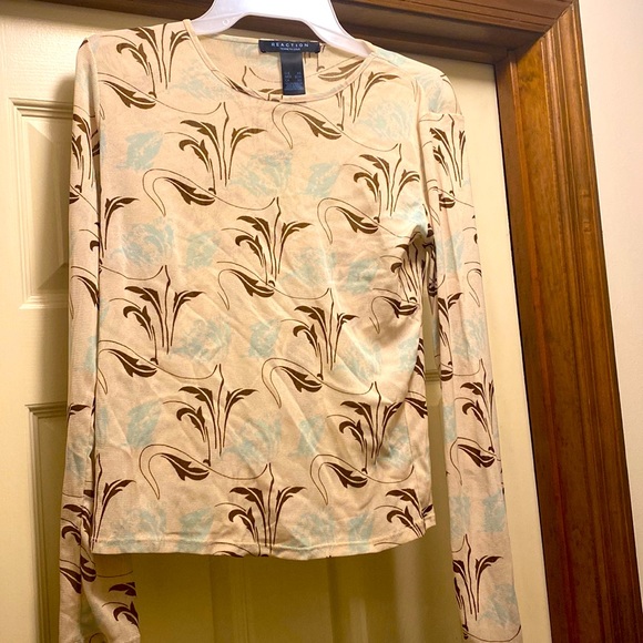 Reaction Kenneth Cole | Tops | Kenneth Cole Sheer Top | Poshmark